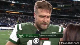 Ryan Fitzpatrick Photobombed by Nick Mangold, Asks 'Is This Live ...