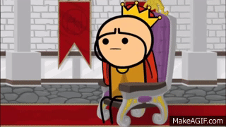 King Clapping on Make a GIF