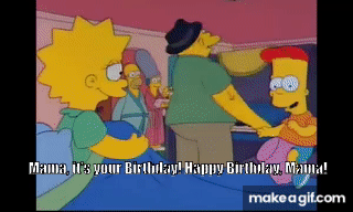 The Simpsons: Lisa, it's your Birthday on Make a GIF