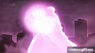 Supercharged Evolved Godzilla VS Thermonuclear Godzilla | Monsterverse | Animation on Make a GIF
