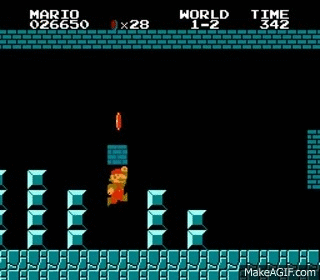 NES Game: Super Mario Bros. (1985 Nintendo) on Make a GIF