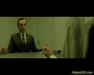 The Matrix - "I'll give you the finger" on Make a GIF