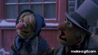 Muppet Songs: Muppet Christmas Carol - Scrooge on Make a GIF