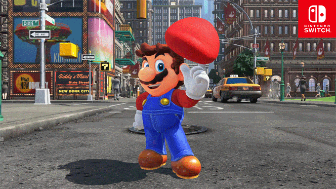 [A] Mario spinning his hat. on Make a GIF