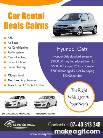 Car Rental Deals Cairns on Make a GIF