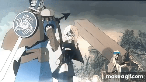 Nightreign siblings sharing one braincell on Make a GIF