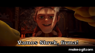 Firma Shrek - PLANTILLA on Make a GIF