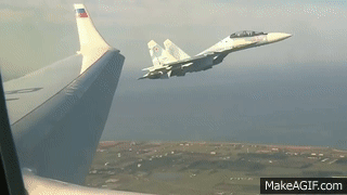 Putins Reaction On Seeing Sukhoi Su-30 Fighter Jets Escorting His Plane ...