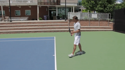 ONE HAND BACKHAND | Proper Body Alignment on Make a GIF
