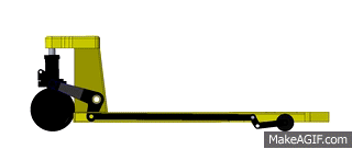 Hand pallet jack animation on Make a GIF