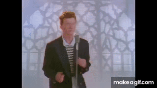 Rick Astley - Never Gonna Give You Up (Official Music Video) on Make a GIF