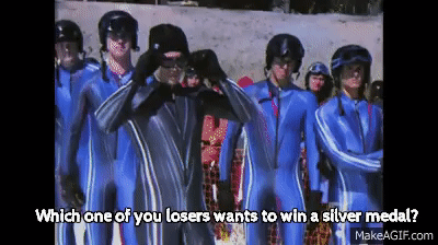 Which One Of You Losers Wants To Win a Silver Medal? on Make a GIF