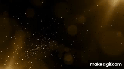 Golden Dust Particles Animation Background video | 4K Gold Dust on Make ...