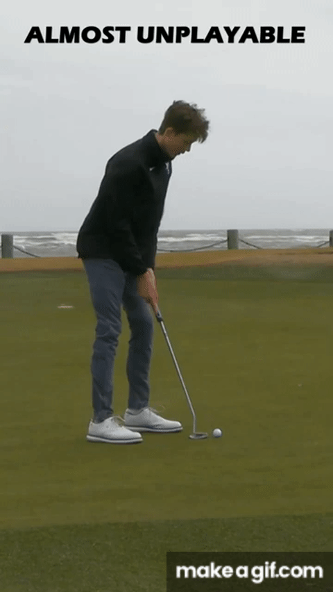Playing Golf in Bad Weather on Make a GIF