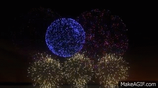 Fireworks Show - FWsim Simulator - Rolling In The Deep, Adele on Make a GIF