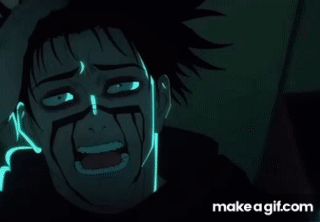 Choso tweaking with Tadc ending music and cat on Make a GIF