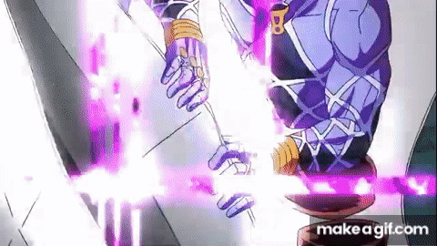 Jojo Bizarre Adventure Josuke vs Enigma Dub on Make a GIF