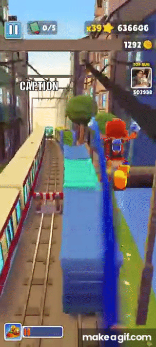 Subway surfers 1 hour Gameplay no commentary free to use on Make a GIF