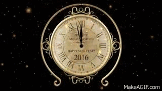 New Year Countdown 2016 on Make a GIF