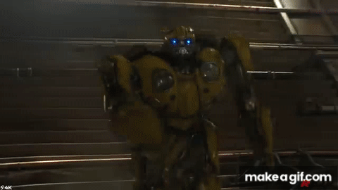 Transformers (4K) Bumblebee VS Dropkick & Shatter : Part 2 on Make a GIF