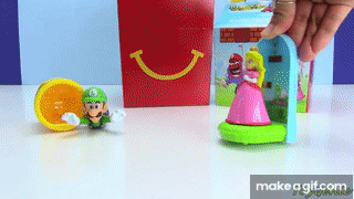 2017 Super Mario McDonald's Happy Meal Toys Full Set on Make a GIF