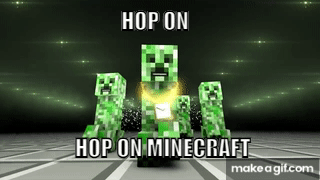 MINECRAFT CREEPER RAP | Dan Bull | ENDING A on Make a GIF