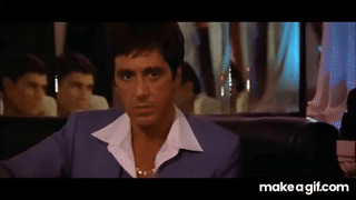 Scarface Stare on Make a GIF