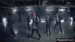 EXO_으르렁 (Growl)_Music Video (Korean ver.) on Make a GIF