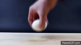 Dropping an egg on Make a GIF