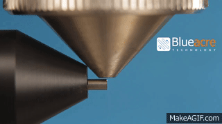 Precision laser cutting of medical stent on Make a GIF