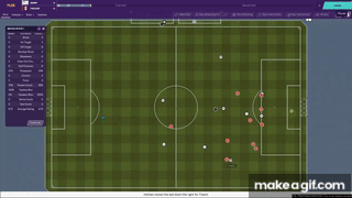 FOOTBALL MANAGER 2020 | 2D Match Engine Footage From FM20 on Make a GIF