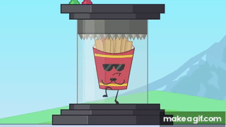 BFDIA 9 Fries Gangnam Style on Make a GIF