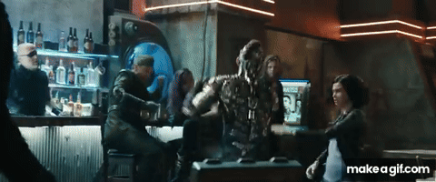 Alita Battle Angel: Bar Fight on Make a GIF