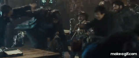 Alita Battle Angel: Bar Fight on Make a GIF