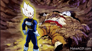 Vegeta vs Android 19 HD on Make a GIF