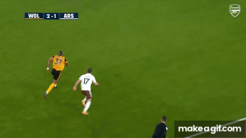 HIGHLIGHTS | Wolves vs Arsenal (2-1) | Premier League on Make a GIF