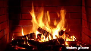 Fireplace on Make a GIF
