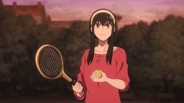 Yor Forger play ball on Make a GIF