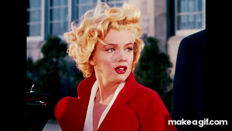 Niagara 1953 Marilyn Monroe scene remastered 4k on Make a GIF