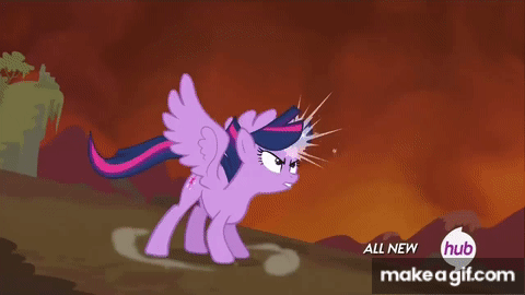 MLP:FiM - Twilight vs. Tirek [1080p] on Make a GIF