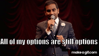 Aziz Ansari Geld Gif