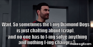 Ted Lasso 2x11 | Roy ask the Diamond Dogs for advices on Make a GIF