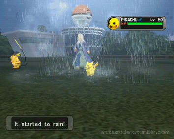 attackdex: Pikachu’s Rain Dance [Pokémon XD: Gale of Darkness] on Make ...