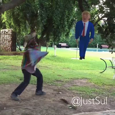 Donal Trump Piñata pinata - JustSul on Make a GIF
