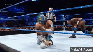 Apollo Crews - Fallaway Samoan Drop on Make a GIF