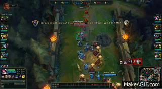 Fiora parry Azir Ult on Make a GIF