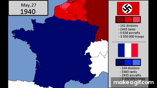 Nazi Invasion of France (1940) : Every Day on Make a GIF