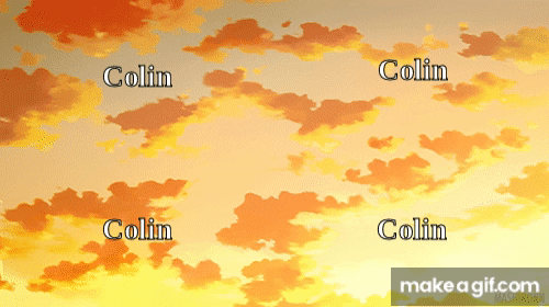 Colin only on Make a GIF
