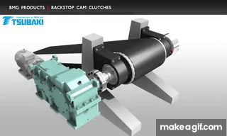 Tsubaki Backstop Cam Clutch on Make a GIF