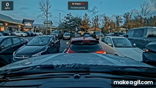 AI-powered Forward Parking Detection on Make a GIF